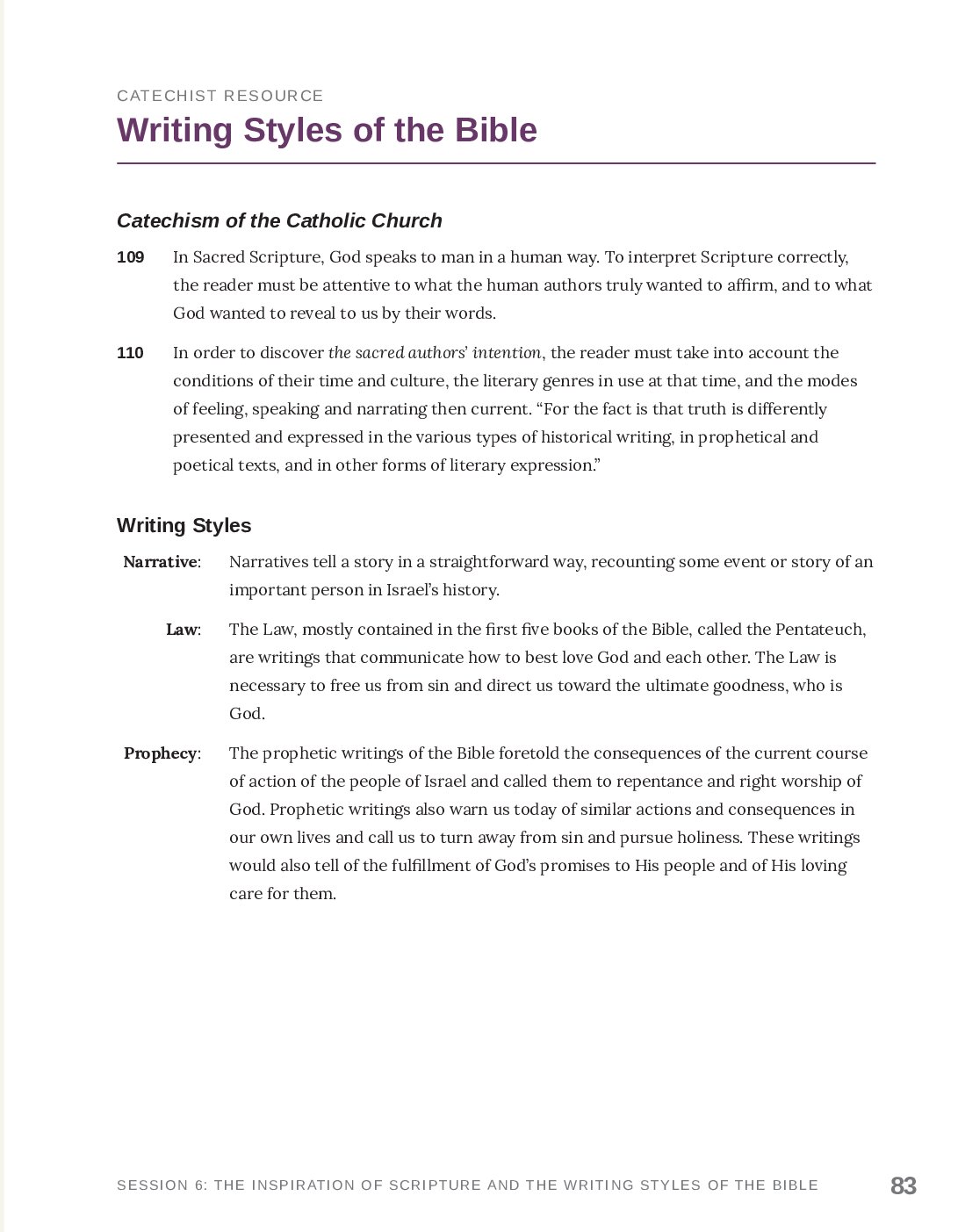 Grade 6 Writing Styles of the Bible | Gr6WritingStylesOfTheBible ...